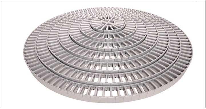 KNIGHT-WARE® KPS Self-Supporting Dome Packing Support | Knight Material ...